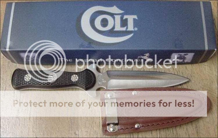 Genuine Colt 7 Boot Knife W/Leather Sheath Sass For Sale at GunAuction ...