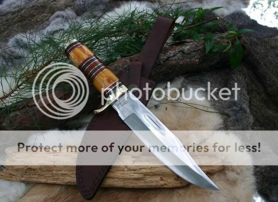 Pioneer Bowie Knife Replica Bone Handle Sass Ncows For Sale at ...